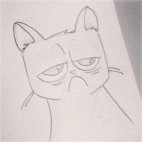 Grumpy Cat Sketch At Explore Collection Of Grumpy Cat Sketch