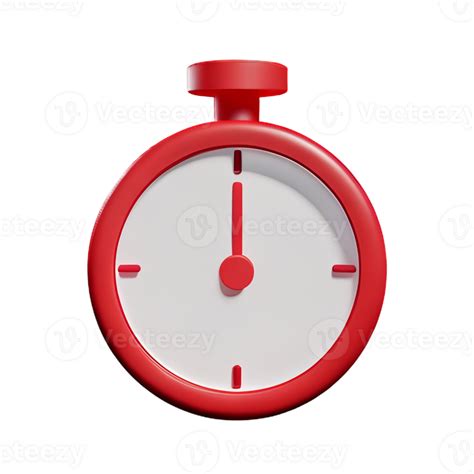 Timer 3d Rendering Icon Illustration 29129148 Png