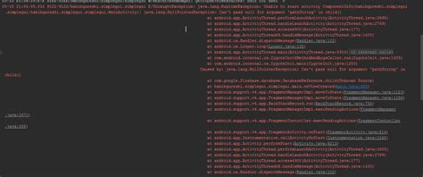 Android Firebase Nullpointer Exception Stack Overflow