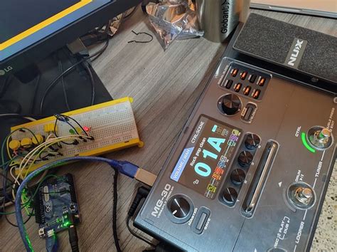 Connecting Arduino To A Multi Effect Guitar Processor Audio Arduino