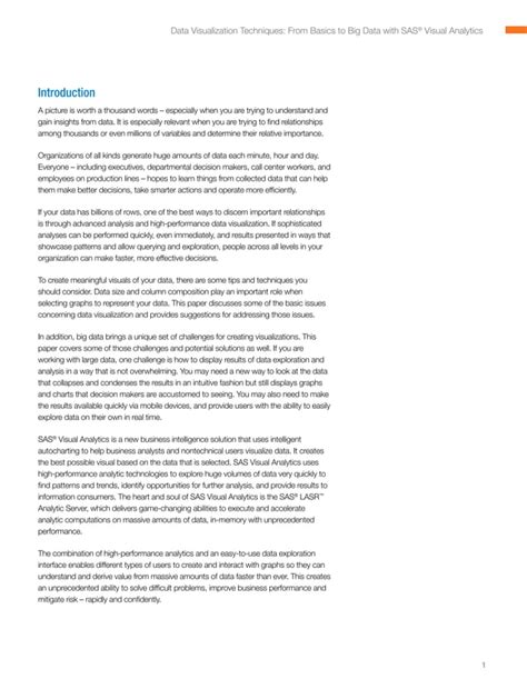 Data Visualization Techniques Pdf