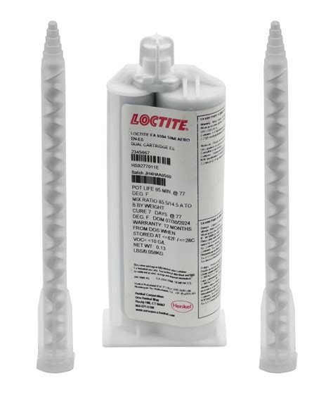 Loctite Ea 9394 Aero A B Two Part Epoxy Adhesive Paste Grey 50ml