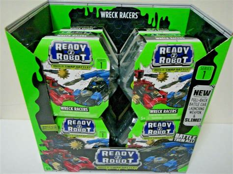 Ready 2 Robot Wreck Racers Robot Vehicles With Slime Series 1 Sealed Mystery 4565385465