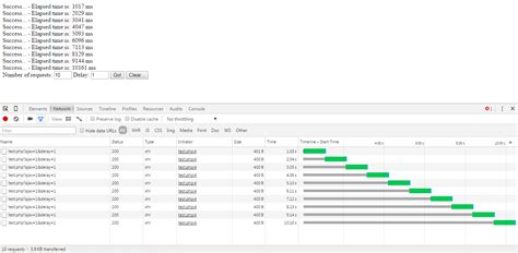 Jquery Ajax Requests Not Running Parallel In Chrome On Windows