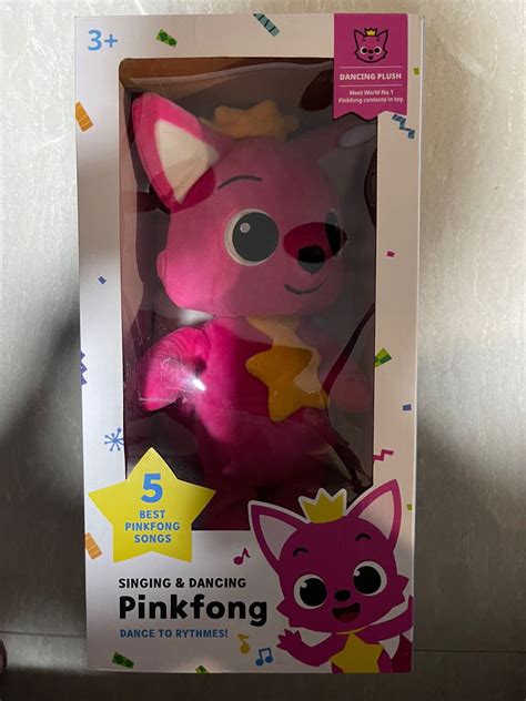 Singing And Dancing Pinkfong Plush Toy Hobbies And Toys Toys And Games On
