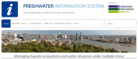 Home Page Of The Freshwater Information System Fis Download Scientific Diagram