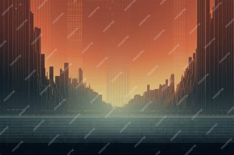 Premium Ai Image Abstract Ascii Art Background