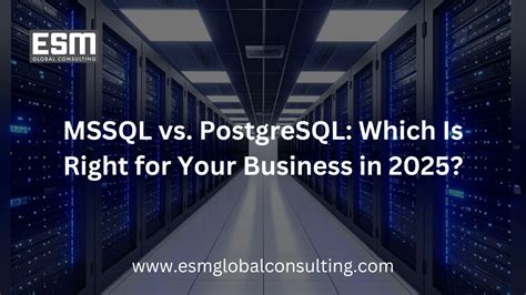 Mssql Vs Postgresql Which Is Right For Your Business In 2025 — Esm