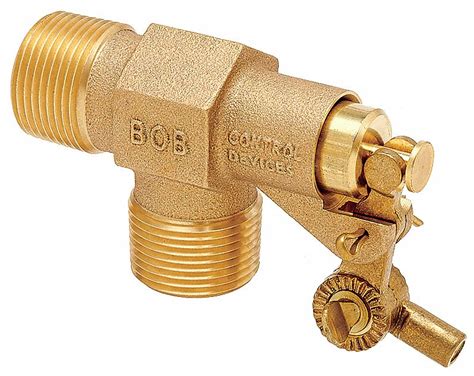 BOB Pipe Mount Float Valve In Rod Thread Lead Free Brass UN R LF Grainger