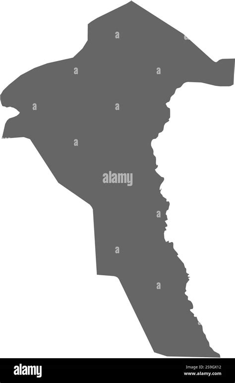 Map Of Unity A Province Of South Sudan Stock Vector Image And Art Alamy