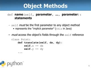 Ooc In Python Ppt