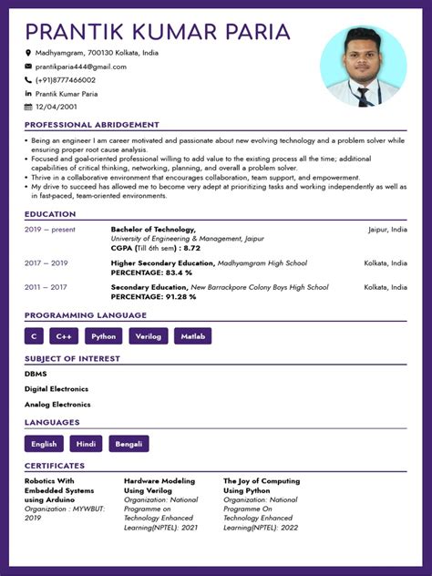 Prantik Kumar Paria Pdf Computing Python Programming Language