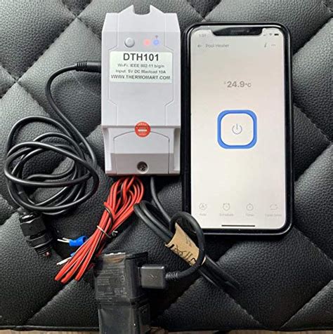 Amazon Com Wi Fi Gas Heater Pool Spa Hot Tub Programmable Thermostat Timer Remote Receiver