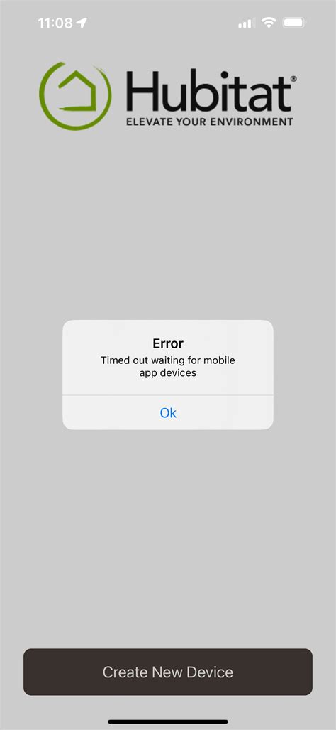 Timed Out Waiting For Mobile App Devices 🛎️ Get Help Hubitat