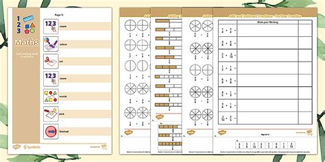 👉 Structured Steps Older Learners Calculating With Fractions