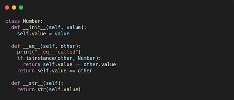 How To Use The Eq Method To Compare Objects In Python