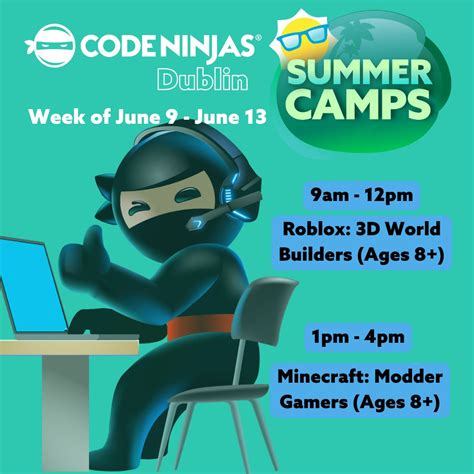 Summercamp2024 Codeninjas Minecraftmodding Robloxworldbuilding