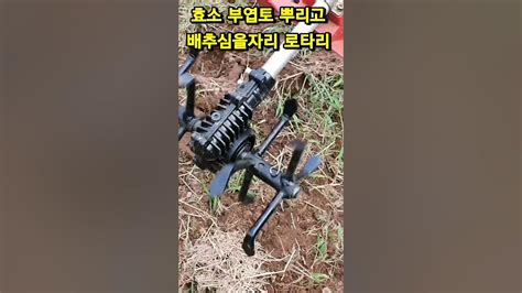 가을배추 심을 준비 예초기로타리 관리기 Youtube