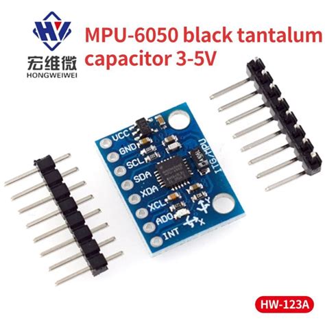 Mpu6050 Module Built In Three Axis Accelerometer Gy 521 Template For