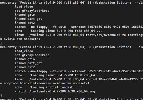 Missing Loading Initial Ramdisk After Kernel Upgrade Rfedora