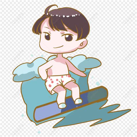 서핑 어린이 Png 일러스트 무료 다운로드 Lovepik