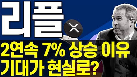 리플 차익실현 물량 소화중 Youtube