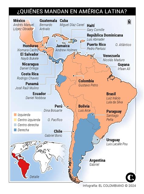 ¿predomina La Izquierda O Derecha Así Está El Mapa Político De América