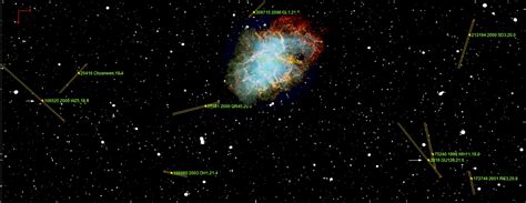Faint Capture Comet Or Asteroid Solar System Observing Cloudy Nights
