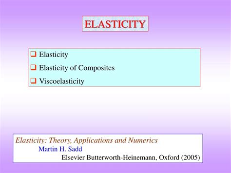 Ppt Elasticity Powerpoint Presentation Free Download Id1321603