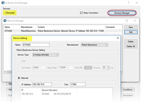 Control Relay With N Button Actions List Serial Port Tool