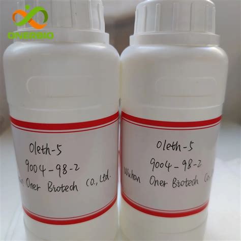 Buy Solubilizer Polyethylene Glycol Monooleyl Ether Oleth 5 Liquid Cosmetics Grade From Wuhan