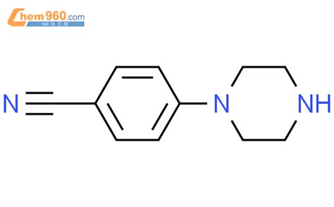 68104 63 2 4 哌嗪基苯甲腈CAS号 68104 63 2 4 哌嗪基苯甲腈中英文名 分子式 结构式 960化工网