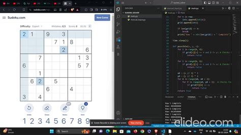 How I Solved Sudoku Puzzle With Python Nand Mehta Posted On The Topic