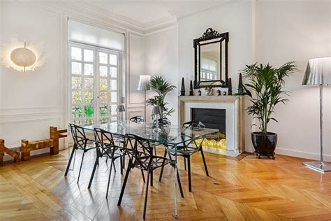 Appartement Haussmannien à Paris Classique Chic Salle à Manger