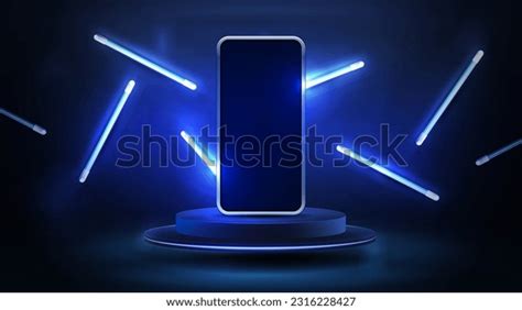 Smartphone Mobile Screen Technology Mobile Display Light Over Royalty Free Licensable