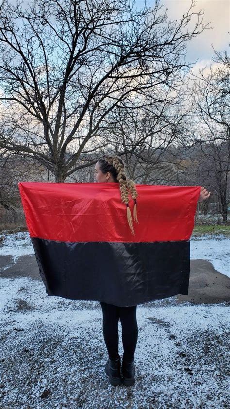 Купить Прапор Флаг України УПА 90 140 Атлас цена 614 ₴ — Prom Ua Id 1875641025