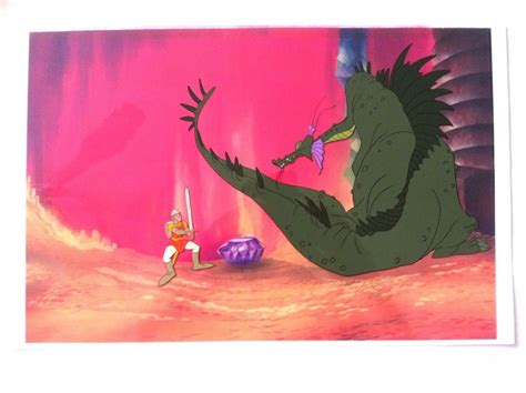 Dragons Lair Animation Cel Don Bluth Space Ace Dirk Daphne Singe 1794604257