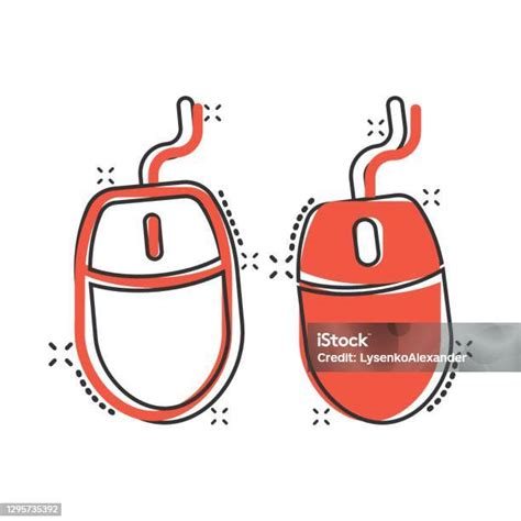 만화 스타일의 컴퓨터 마우스 아이콘 흰색 고립 된 배경에 커서 만화 벡터 그림 포인터 스플래시 효과 비즈니스 개념 0명에 대한 스톡 벡터 아트 및 기타 이미지 Istock