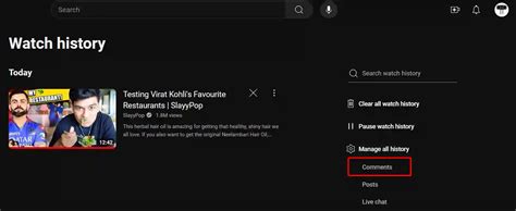 How To Check And Delete Youtube Comment History Mobile And Pc