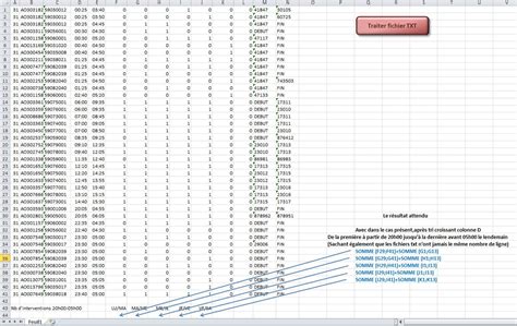 sélectionner et importer fichier txt dans excel