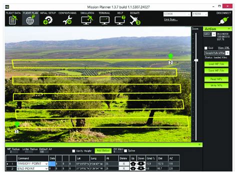 Drone Path Planning Of Topographic Map Using Mission Planner Software