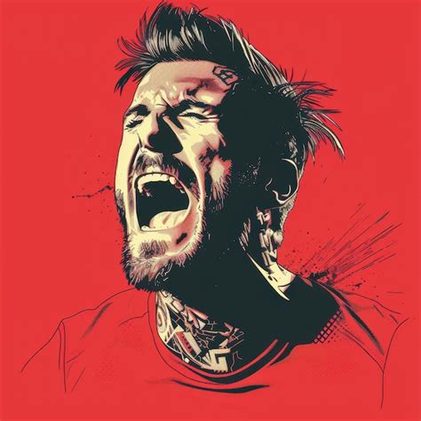 David Beckham Portrait Premium Ai Generated Image