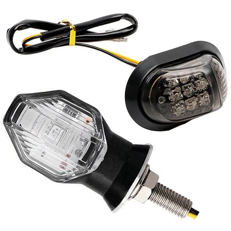 Motorcycle Indicator Lights 2x Universal 12v Motorcycle Turn Signal