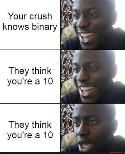 Your Crush Knows Binary They Think Youre A 10 They Think Youre A 10