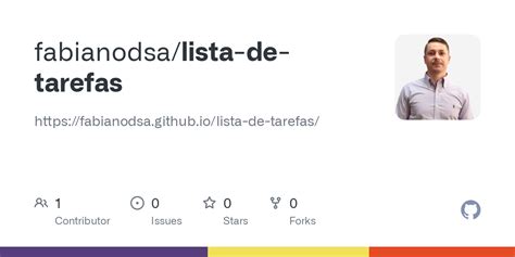 Github Fabianodsalista De Tarefas
