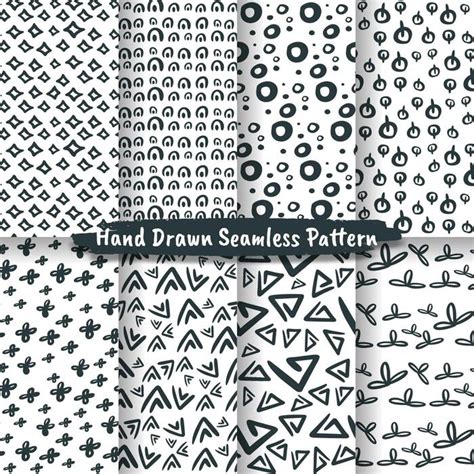 Hand Draw Pattern Vector Art Icons And Graphics For Free Download