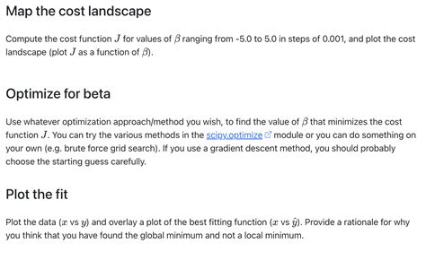Solved Optimization Generate Xy Data Import Numpy As Np