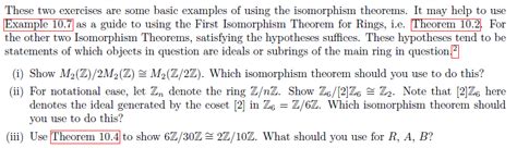 theorem 10 2 first isomorphism theorem for rings