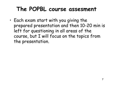 Ppt Project Organised Problem Based Learning Popbl Powerpoint