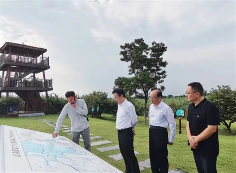 省政府政研室领导来白马湖调研指导 淮安文旅集团